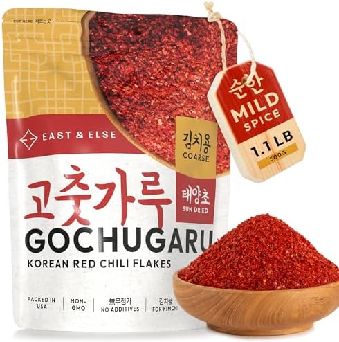 Amazon.com : East and Else Gochugaru, Korean Red Chili Pepper Flakes ...