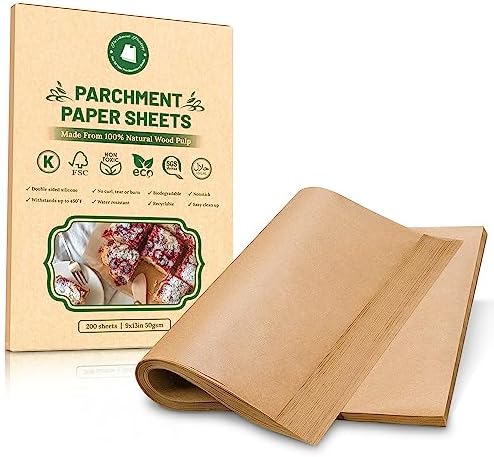 Amazon.com: Katbite 200Pcs 9x13 inch Heavy Duty Unbleached Parchment ...