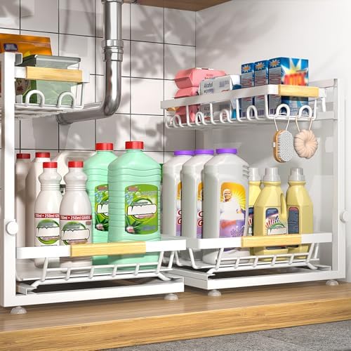 Amazon.com: Sevenblue Paquete de 2 organizadores para debajo del ...