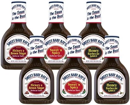 Amazon.com : Sweet Baby Ray's Variety 3 Pack Honey Barbecue Sauce ...
