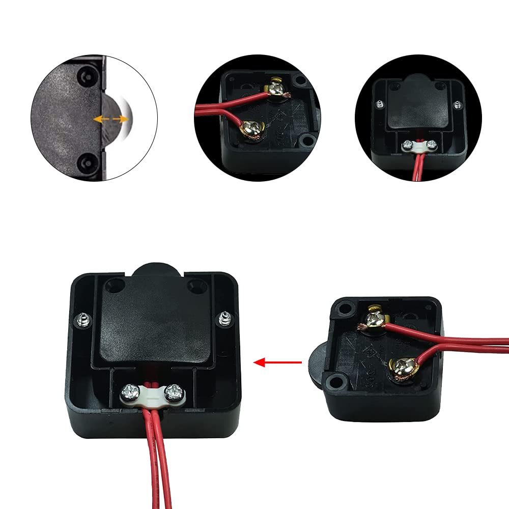 OMIGA 2 Pieces Cupboard Door Switch Push to Break Door Black Cabinet ...