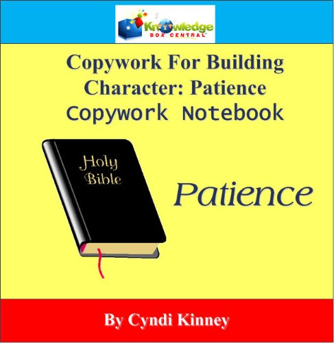 Copywork For Character Building: Patience - CD : Cyndi Kinney: Amazon ...