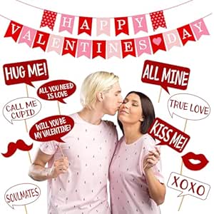 Party Propz Valentine's Day Decoration Items - Pack of 22 Happy ...