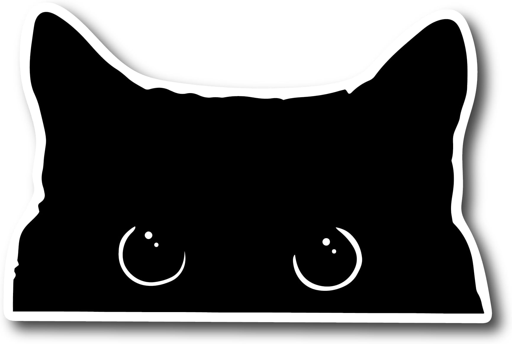 Amazon.com - Funny Black Cat Stickers | Cat Decal Car Decal Funny ...