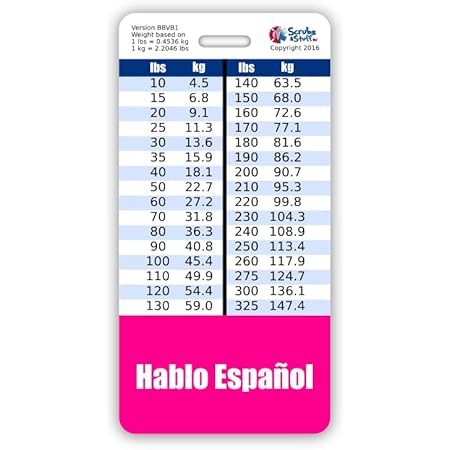 Amazon.com : Hablo Español (I Speak Spanish) Badge Buddy Vertical w ...