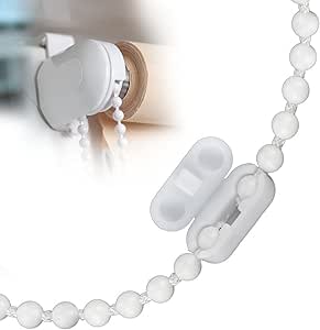 Roller Blind Chain Connectors, 12 PCS Plastic Vertical Blind Clips ...