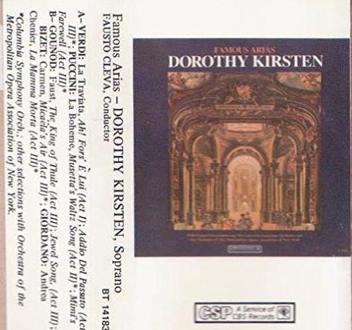 Dorothy Kirsten, Verdi, Puccini, Gounod, Bizet, Giordano, Fausto Cleva ...