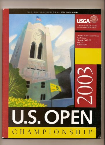 2003 US Open Golf program Jim Furyk Olympia Fields - Amazon.com Music