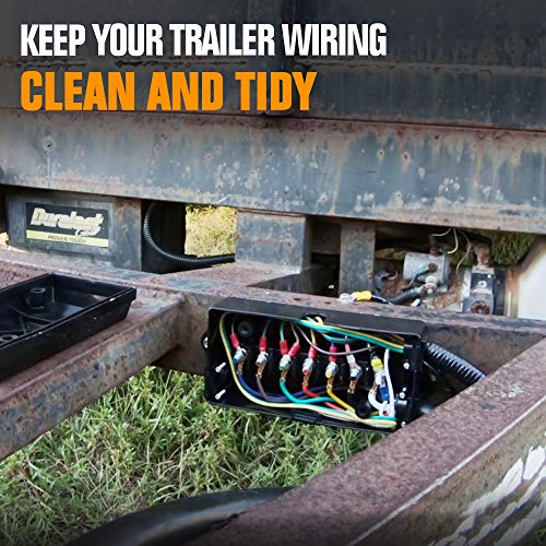 MICTUNING 7 Way Electrical Junction Box - 7 Gang Trailer Wire ...