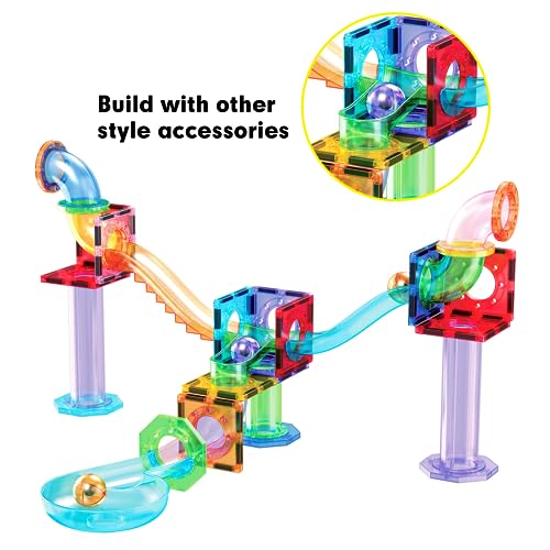Snapklik.com : 15pc Magnetic Marble Run Add-On Expansion Pack For ...