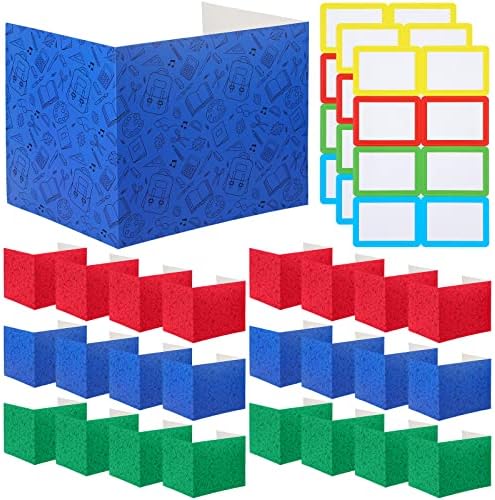 Amazon.com : 20 Pack Assorted Colors Plastic Classroom Privacy Shields ...