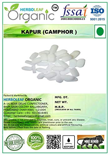 Herboleaf Organic Bhmseni Kapoor/Kapur/Kappoor/Camphor -1Kg : Amazon.in ...