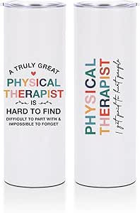 Amazon.com: CFGBFDGH 20 Oz Skinny Straight Tumbler, Physical Therapist ...