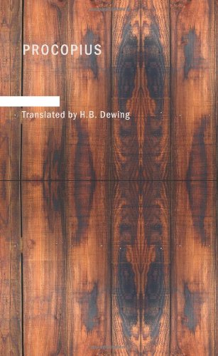 Procopius: History of the Wars Books V and VI: Procopius: 9781434601308 ...