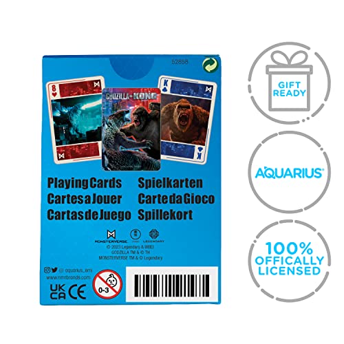 Snapklik.com : AQUARIUS Godzilla Vs Kong Playing Cards Godzilla Vs Kong ...