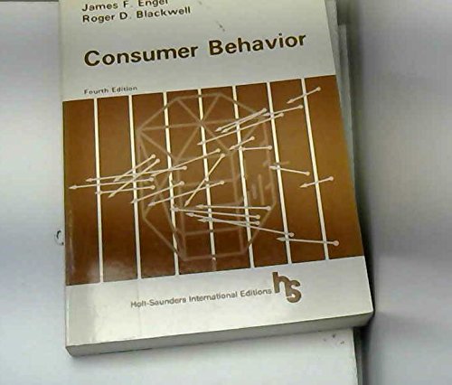 Consumer Behaviour: James F. Engel: 9784833700924: Amazon.com: Books