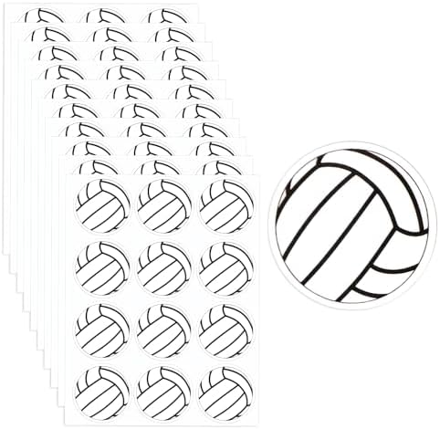 Amazon.com: 120pcs 1.18 Inch Volleyball Stickers for Scrapbooking - 10 ...
