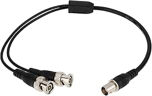 Amazon.com: The Lord of the Tools BNC Coaxial Y Splitter Cable BNC ...