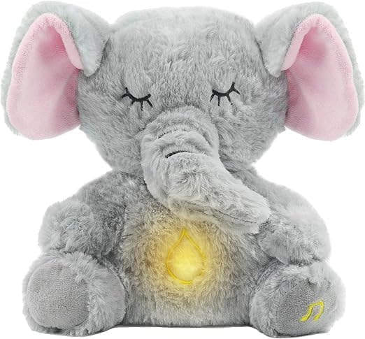 Buy LEXSO Breathing Soft Teddy Bear Plush Sound Machine Baby Gift with ...
