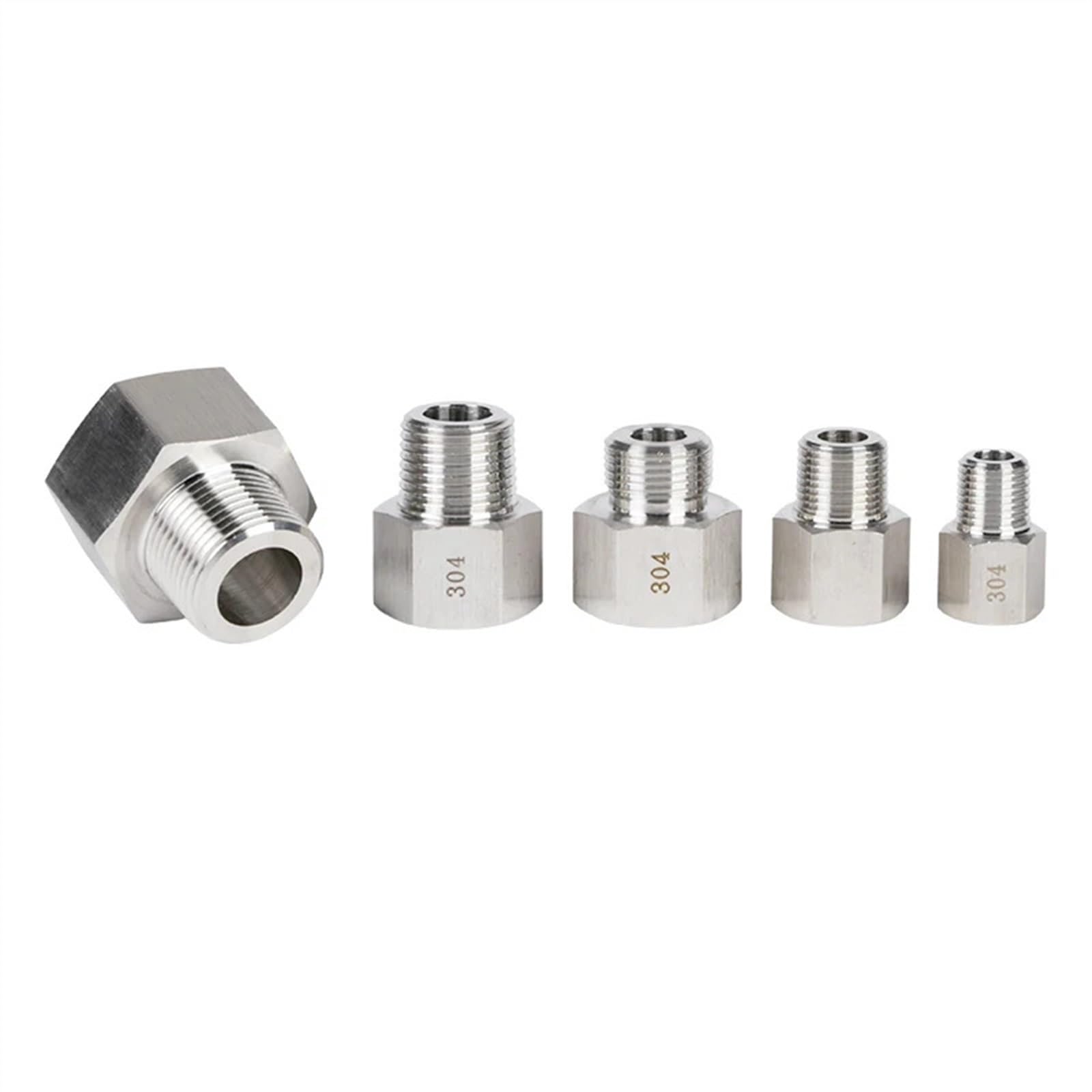 Amazon.com: Stainless Steel Straight-through Reducing Fitting 1/8" 1/4" 3/8" 1/2" 3/4" 1" M5-M27 ...