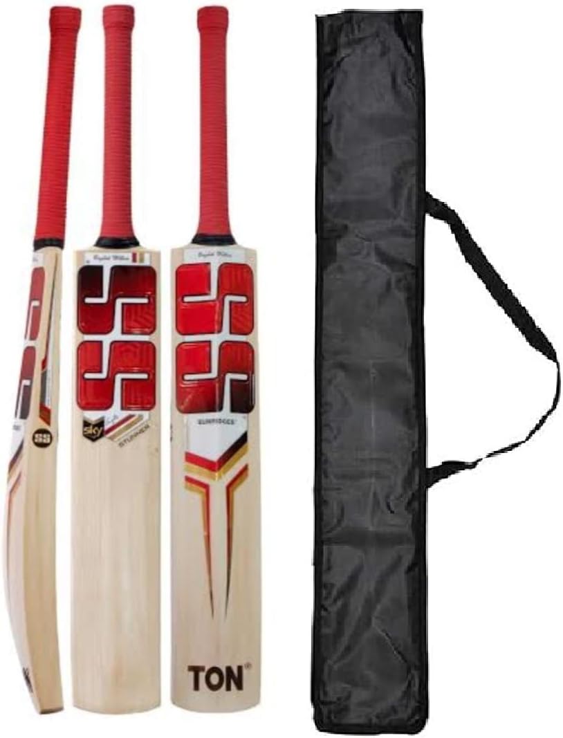 Super_Strock Popular Willow Cricket Bat Full Size Short Hand 33.5 Inch ...