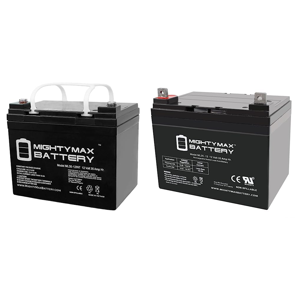 Amazon.com: ML35-12INT - 12 Volt 35 AH, Internal Thread (INT) Terminal ...
