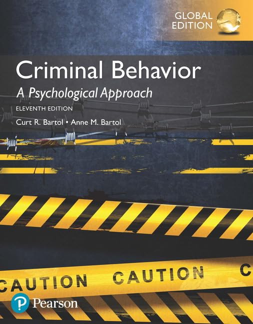 Amazon.com: Criminal Behavior: A Psychological Approach, Global Edition ...