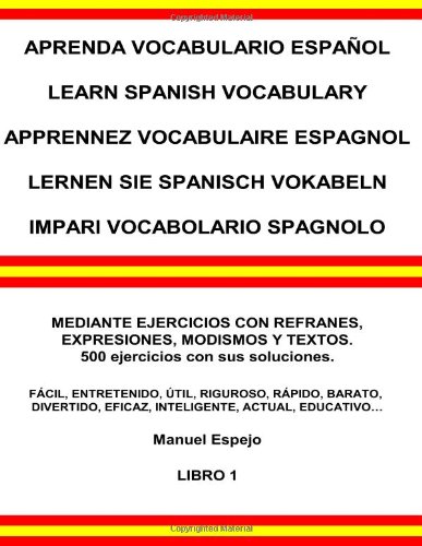 Aprenda Vocabulario Espanol: Learn Spanish Vocabulary / Apprennez ...