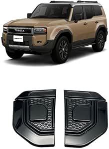 Amazon | MEKOMEKO 新型 ランドクルーザー 250系専用 サイドドア サイドマーカー トリム アクセサリー ガーニッシュ 外装パーツ トリム アクセサリー ABS樹脂製 ...