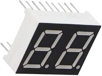 2X LDD056BAG-101-02 Display: LED 7-Segment 14.22mm 0.56" No.Char: 2 ...