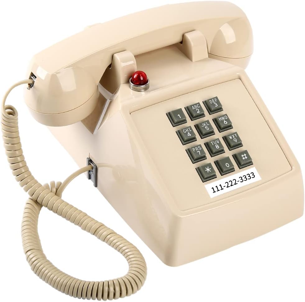 Amazon.com : Single Line Classic 2500 Analog Desk Phone with Volume ...