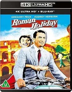 Amazon.com: Roman Holiday [4K UHD + Blu-ray] : Audrey Hepburn, Gregory ...