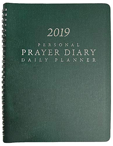 Amazon.com: 2019 Personal Prayer Diary Daily Planner (Green ...