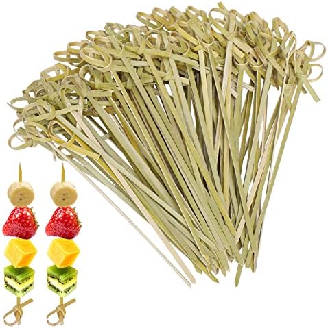 Amazon.com | 500 Pcs Bamboo Cocktail Picks- 4.8 Inch Natural ...