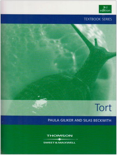 Tort: Amazon.co.uk: Giliker, Dr Paula, Beckwith, Silas: 9780421949805 ...
