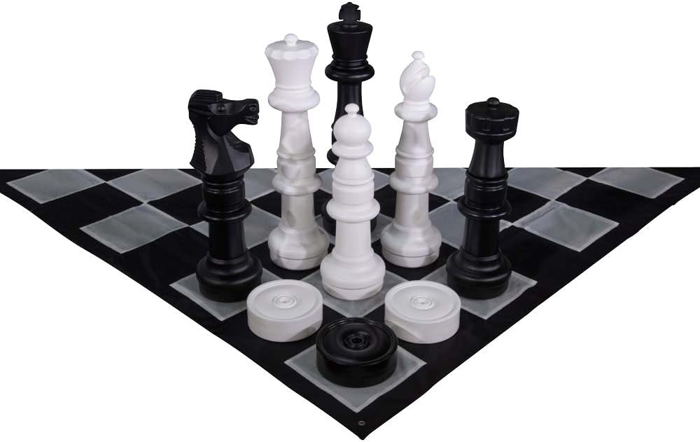 Amazon.com: MEGACHESS Giant Chess Set - 37 Inch Tall King with Giant ...
