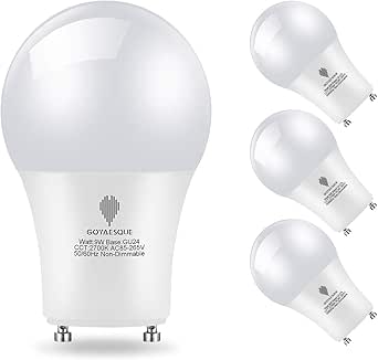 Goyaesque GU24 9W LED Light Bulb,Ceiling Fan,2700K Warm White 900 ...