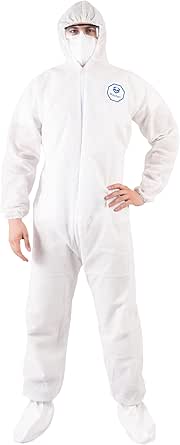 Overol Master Overol Desechable SMS de 30g de Color Blanco (XL ...