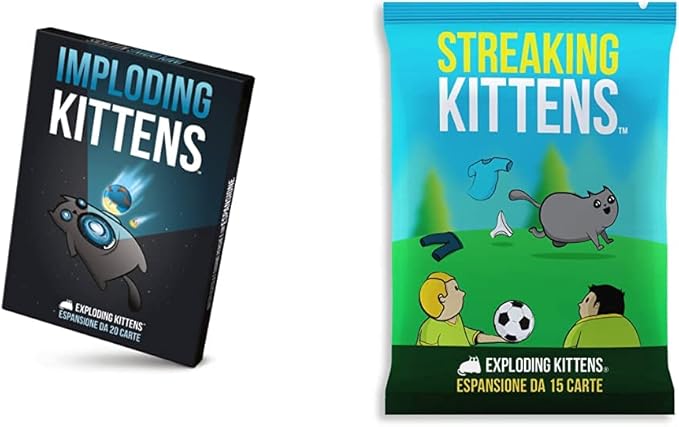 Asmodee - Imploding Kittens, Espansione Gioco Di Carte Exploding Kittens, Edizione In Italiano ...