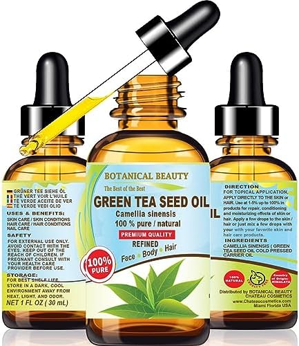 Amazon.com: Botanical Beauty GREEN TEA SEED OIL Camellia Sinensis Oil ...