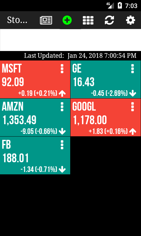 Stock Watcher - Simple and easy operation! - - App on Amazon Appstore