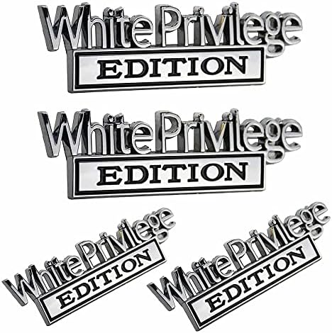 Amazon.com: White Privilege Edition Emblem - Badgeslide The Original ...