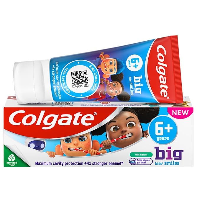 COLGATE Toothpaste Smiles 6+ Years - 50m : Amazon.co.uk: Health ...