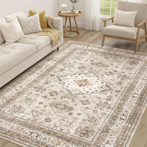 Amazon.com: BESTSWEETIE Area Rugs 6x9 for Living Room, Washable Rugs ...