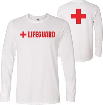 Amazon.com: Lifeguard Apparel - Long Sleeve Uniform Shirt - Bold ...