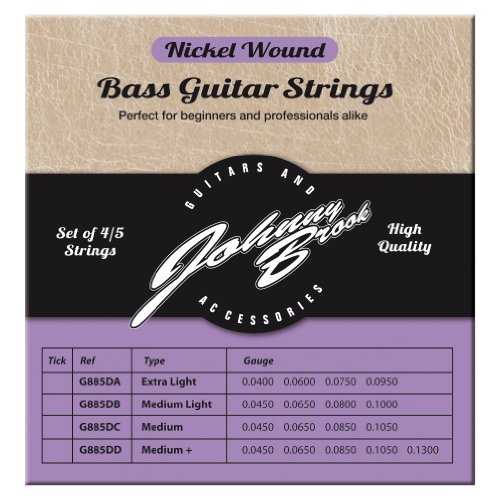Johnny Brook 4-Pack Medium Bass Guitar Strings Review: The Ultimate ...
