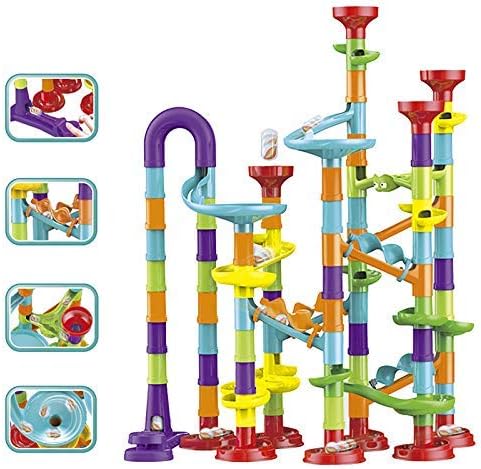 Buy Chocozone Marble Run Track 108 Piece Marble Maze Building Sets ...