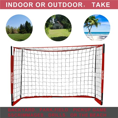 Snapklik.com : NeillieN Portable Soccer Goals Backyard 6 4FT ...