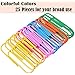 Amazon.com : BronaGrand 4 Inch Extra Large Paper Clips Vinyl Coated, 25 ...