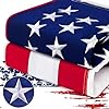 Amazon.com : American Flag 4x6 FT Outdoor Heavy Duty, Fade Resistant USA Flags 4x6 FT 420D Nylon ...